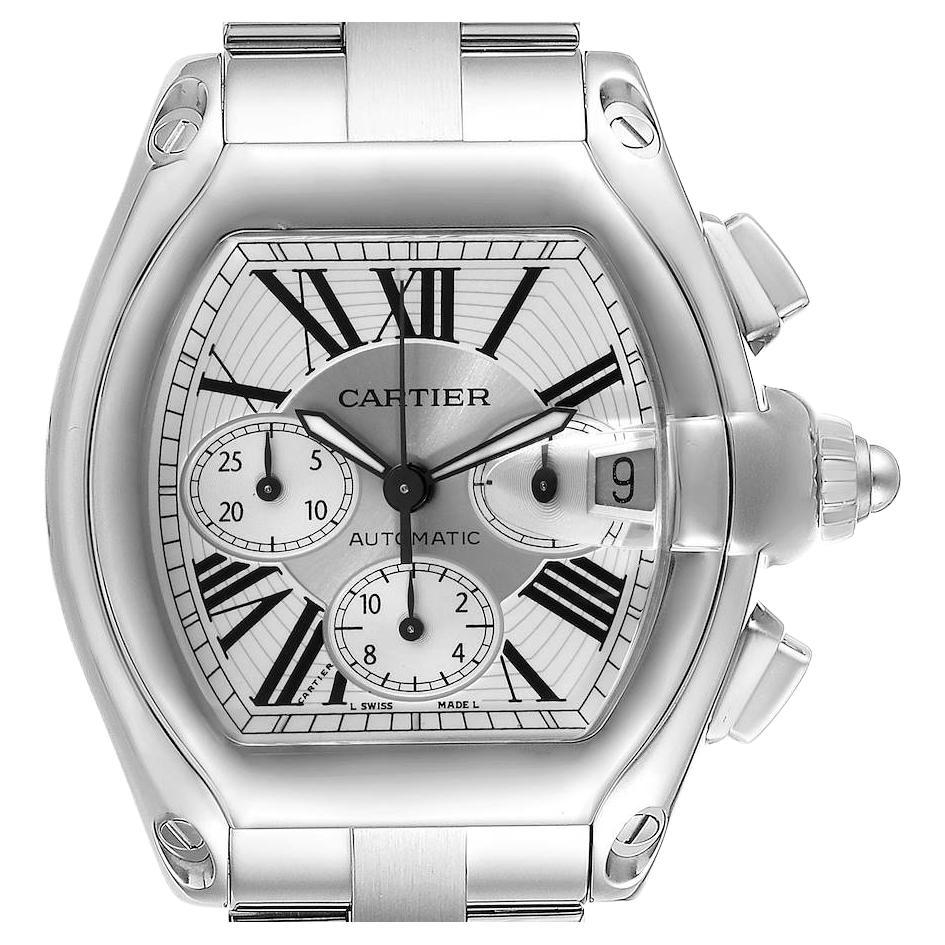 Cartier Roadster XL Chronograph Automatic Men’s Watch W62019X6 For Sale ...
