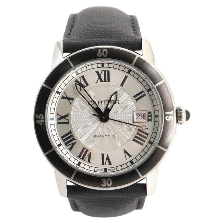 Cartier Ronde Croisiere de Cartier Automatic Watch Stainless Steel and ...