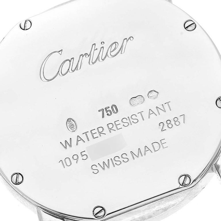 Cartier Ronde Louis White Gold Diamond Ladies Watch WR000251 For Sale ...