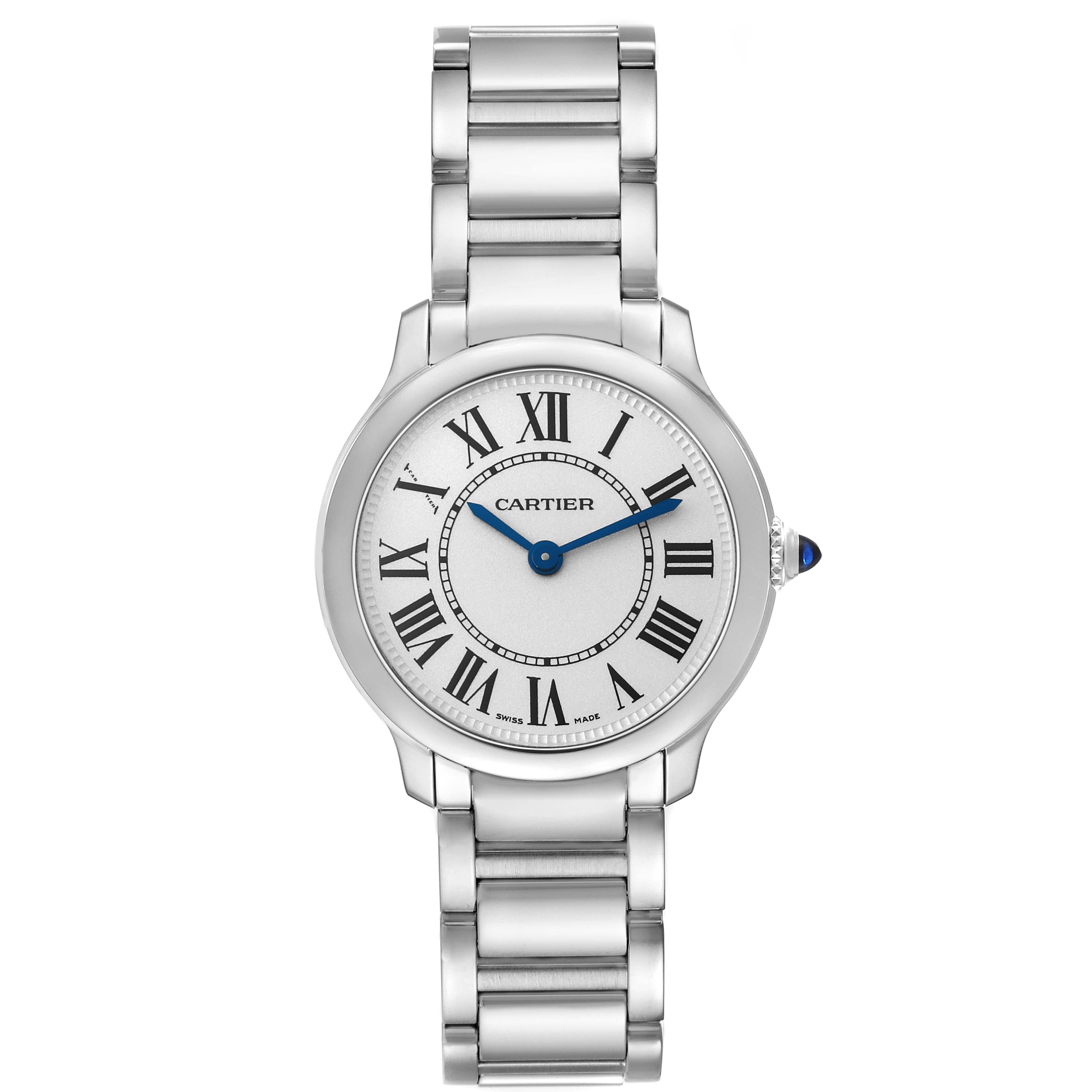 Cartier Ronde Must Small Steel Quartz Ladies Watch WSRN0033 For Sale at ...