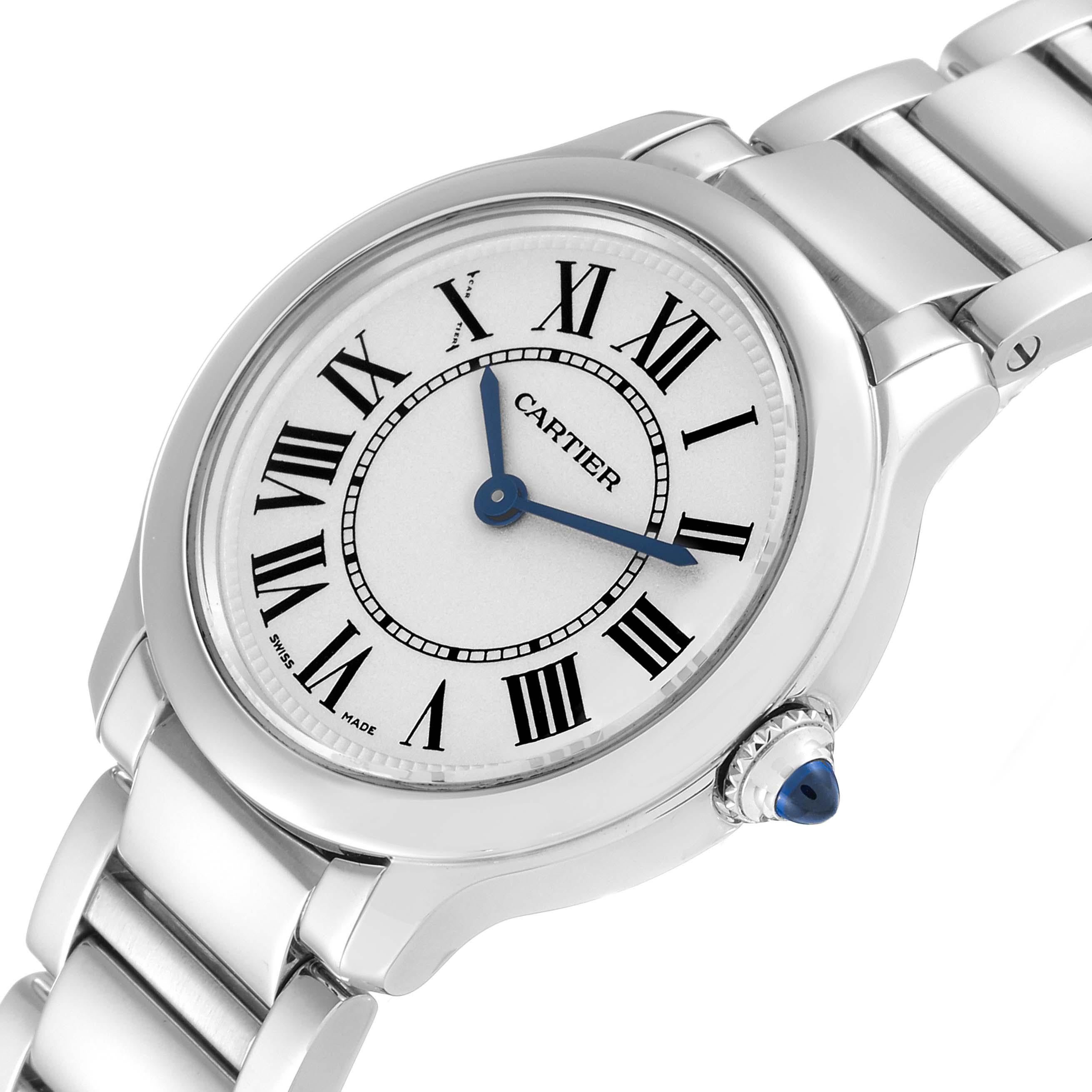 Cartier Ronde Must Small Steel Quartz Ladies Watch WSRN0033 For Sale at ...