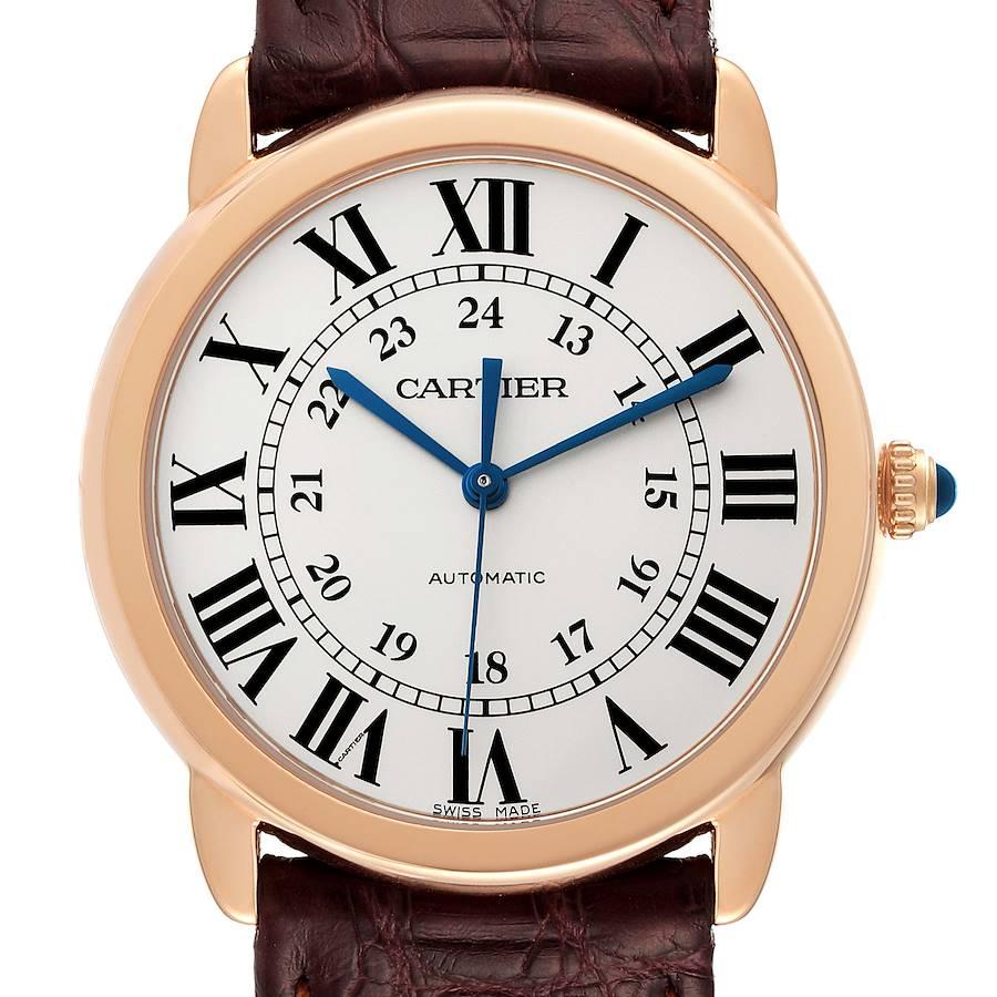 Cartier Mens Ronde Solo Watches - 5 For Sale on 1stDibs