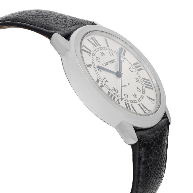 Cartier Ronde Solo Steel Silver Dial Automatic Ladies Watch WSRN0021 ...