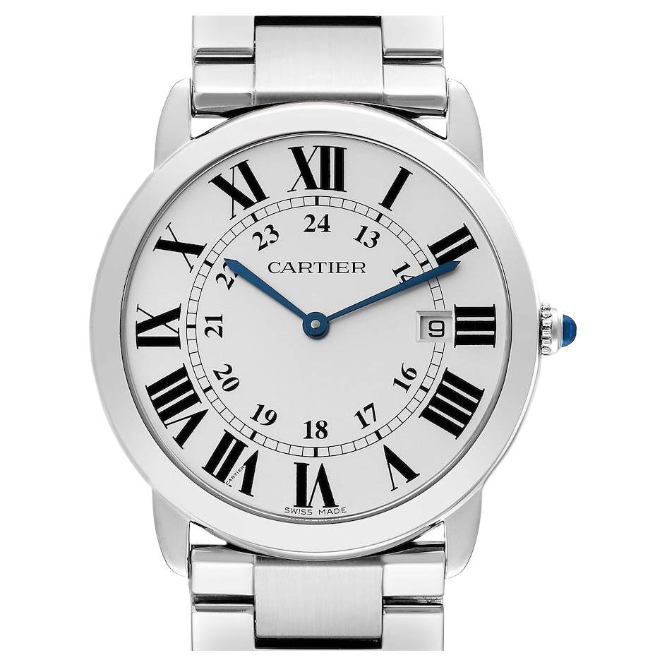 Cartier Ronde Solo Large 36mm Stainless Steel Mens Watch W6701005 at ...