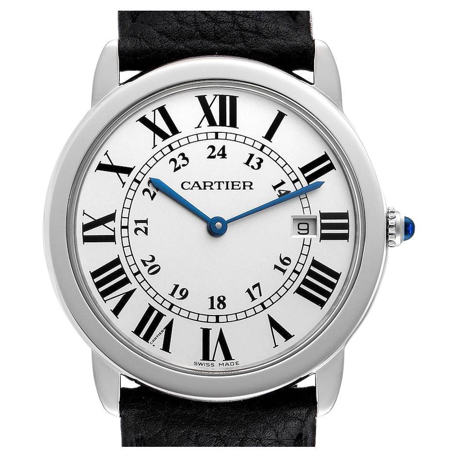 Cartier Stainless Steel Ronde Solo De Cartier Large Automatic ...