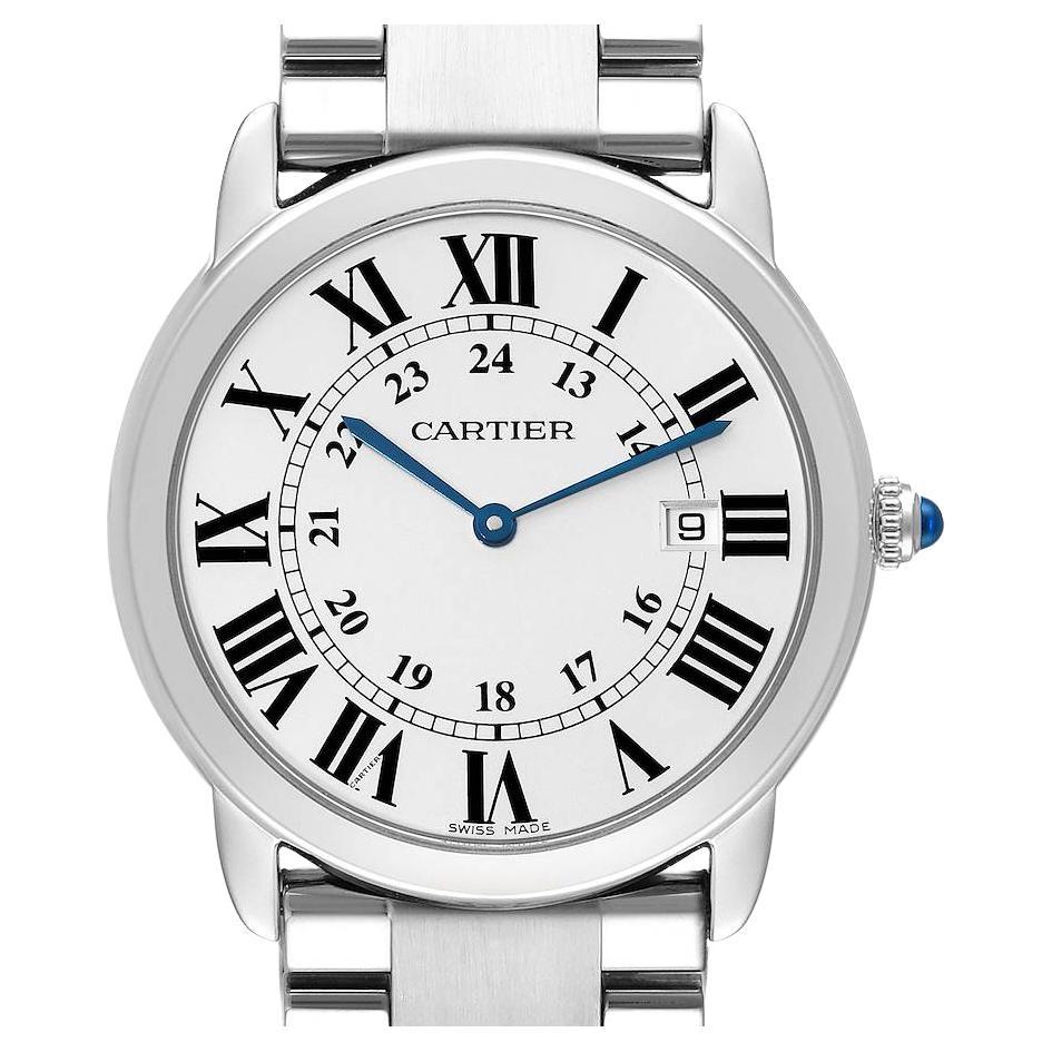 Cartier Stainless Steel Ronde Solo De Cartier Large Automatic ...