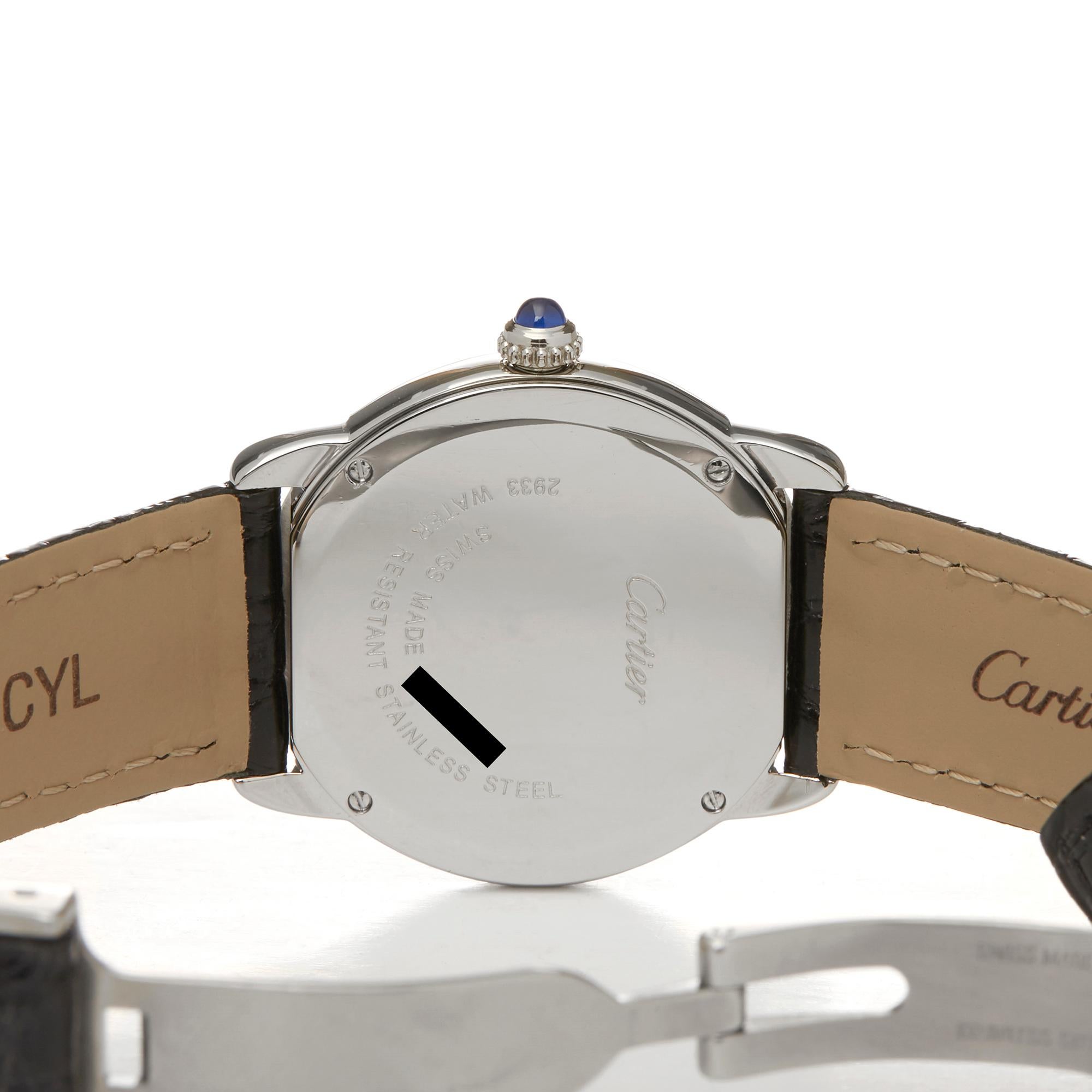 Cartier Ronde Solo Stainless Steel WSRN0019 Or 3601 Wristwatch at ...