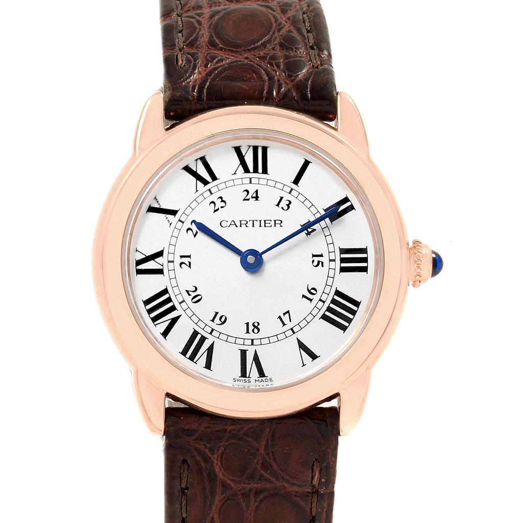 Cartier Ronde Solo Steel 18 Karat Rose Gold Small Ladies Watch W6701007 ...