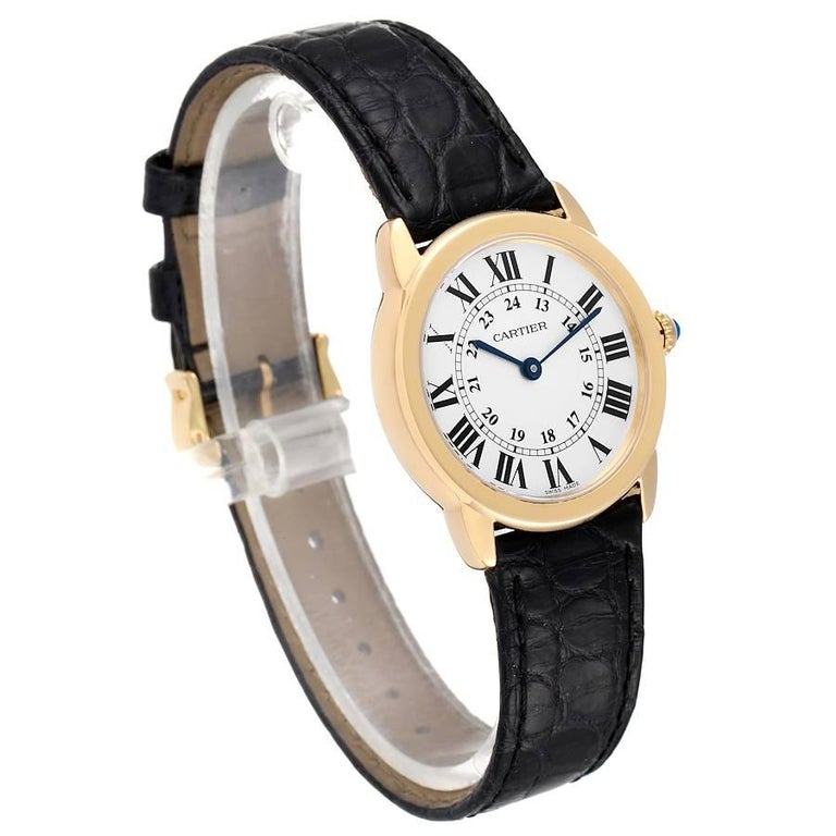 Cartier Ronde Solo Steel 18K Yellow Gold Small Ladies Watch W6700355 ...