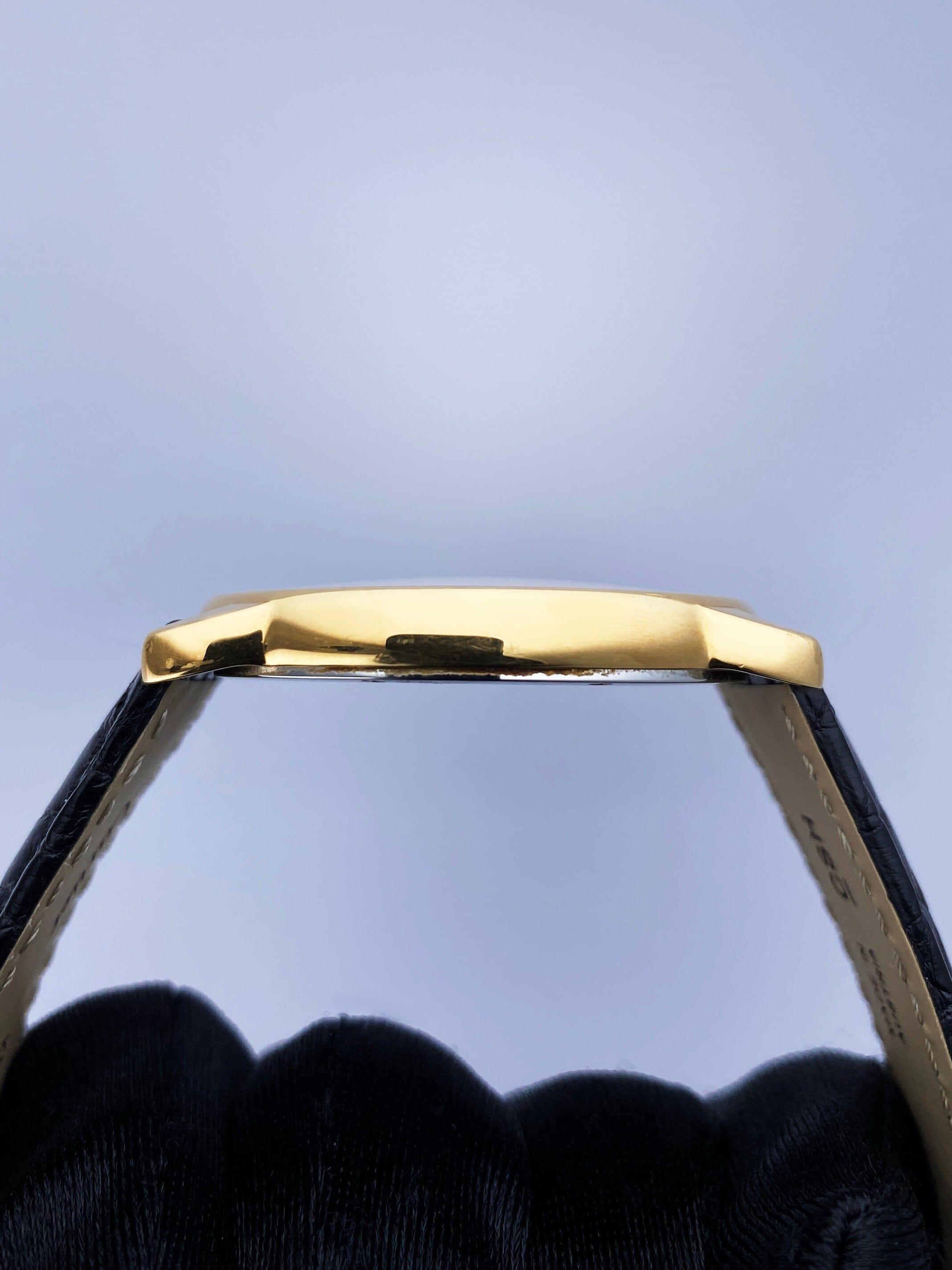 Cartier Ronde Solo W6700455 18K Yellow Gold Mens Watch at 1stDibs ...