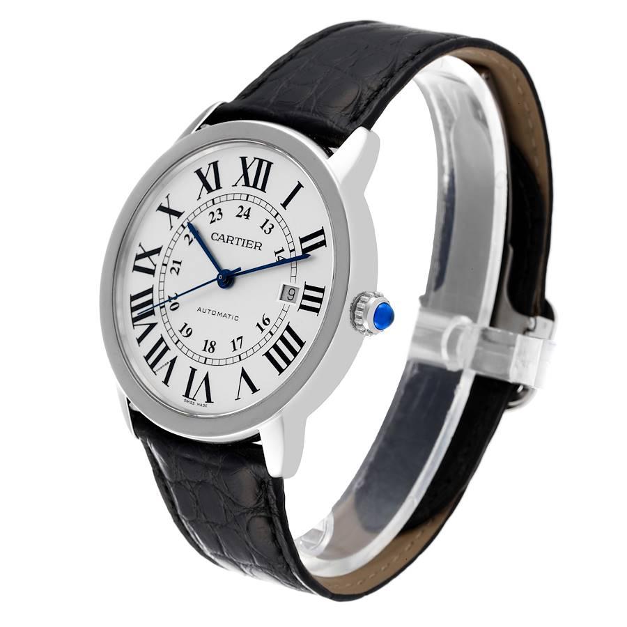 Cartier Ronde Solo XL Silver Dial Automatic Steel Watch W6701011 For ...