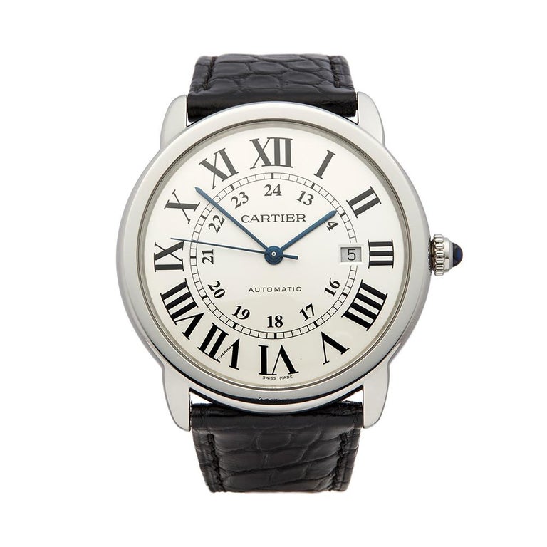 Cartier Ronde Stainless Steel W6701010 at 1stDibs