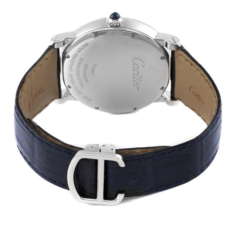 Cartier Rotonde Power Reserve Stainless Steel Mens Watch W1556369 For ...