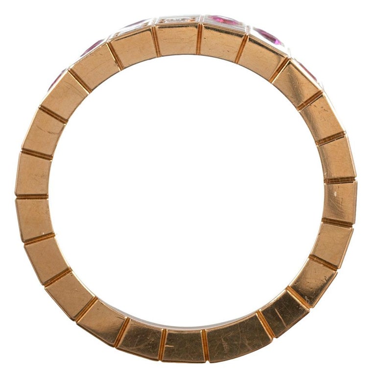 Cartier Ruby and Diamond “Block” Ring at 1stDibs