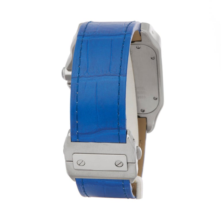 Cartier Santos 100 XL Stainless Steel 2656 at 1stDibs | cartier 2656