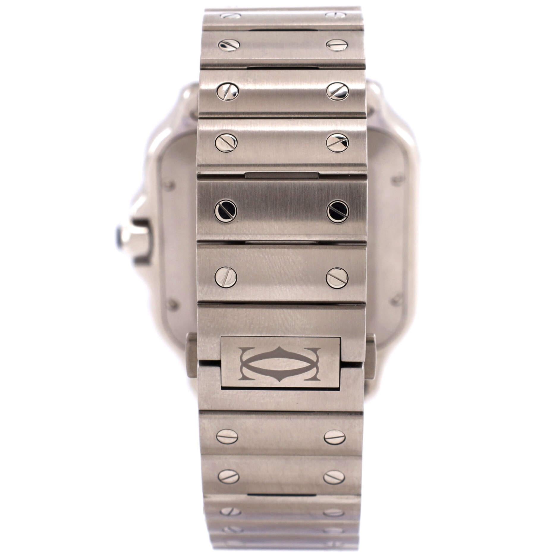 Cartier Santos De Cartier Automatic Watch Stainless Steel with ADLC ...