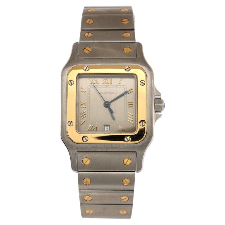 Cartier Santos de Cartier Galbee Quartz Watch Stainless Steel and ...