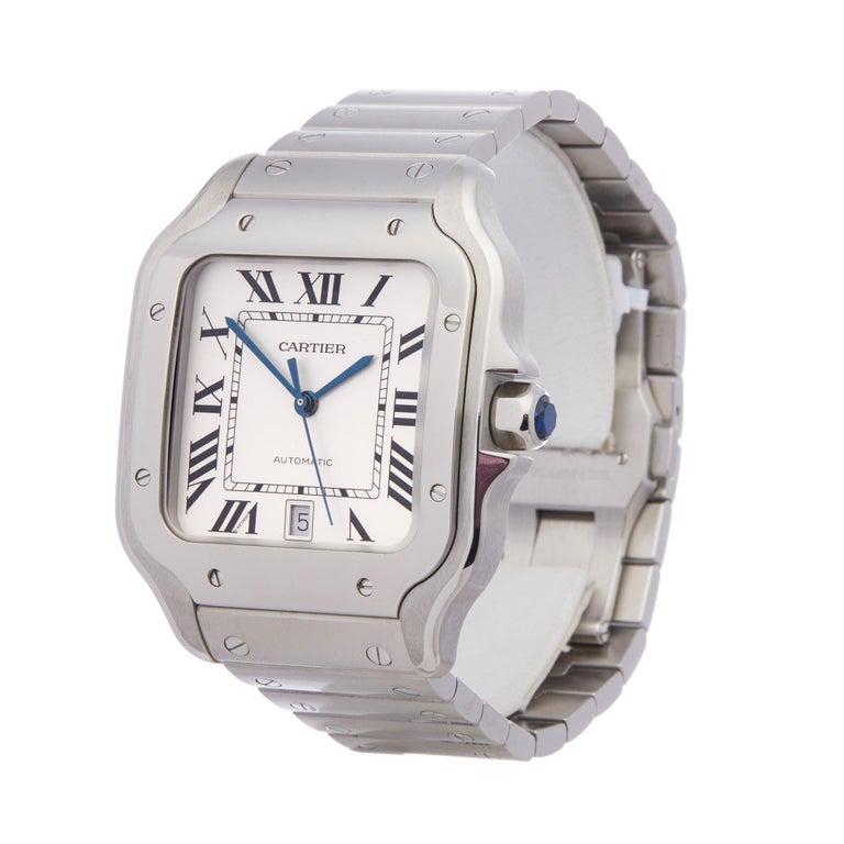 Cartier Santos De Cartier Stainless Steel 4072 at 1stDibs | cartier ...