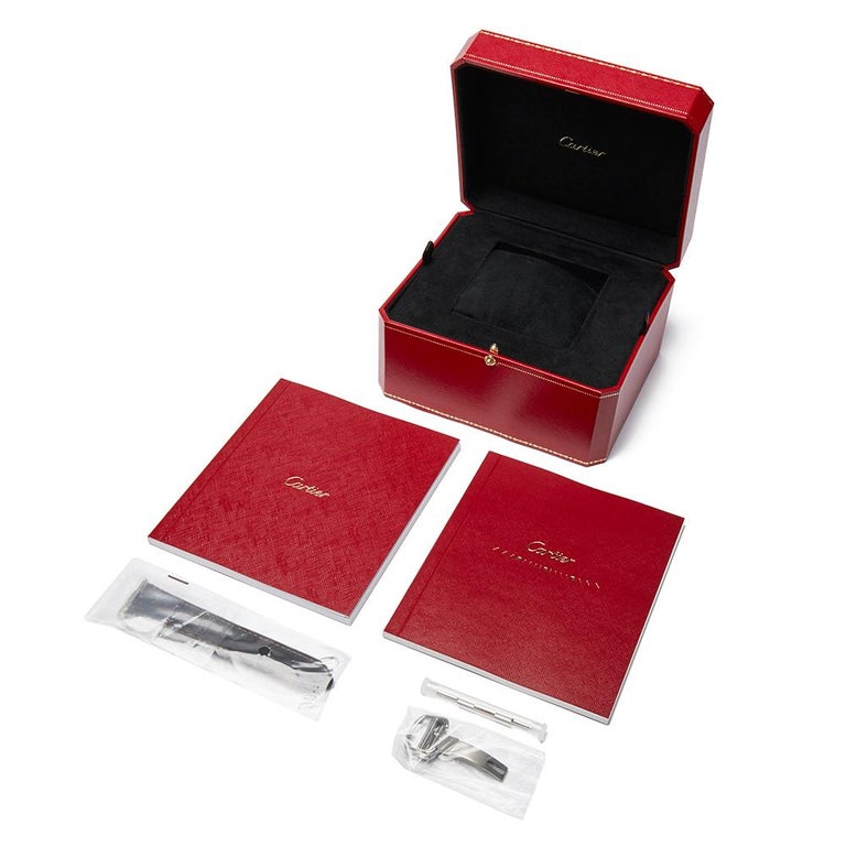 Cartier Santos de Cartier Stainless Steel and 18 Karat Yellow Gold ...