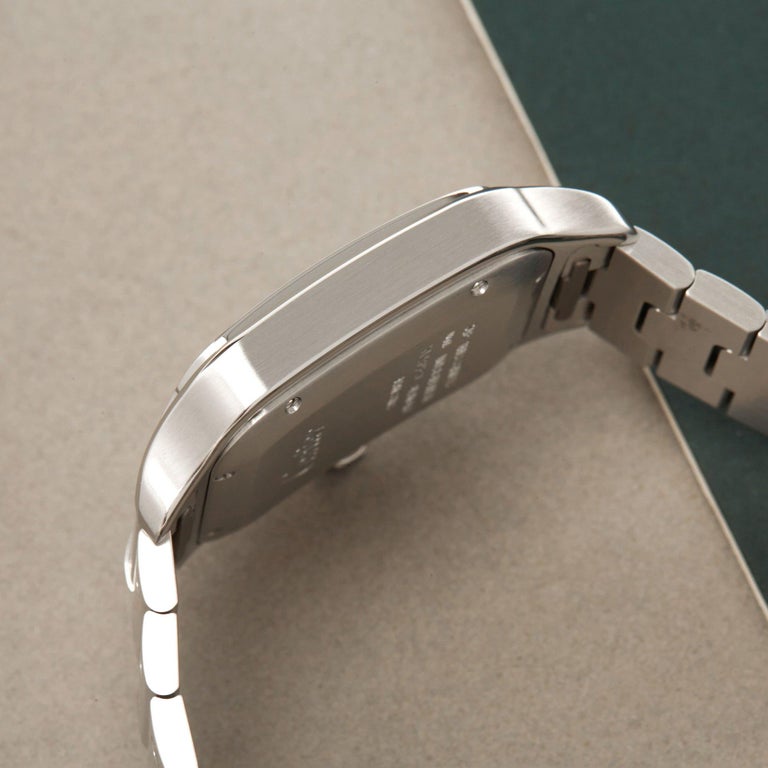 Cartier Santos De Cartier WSSA0009 Men's Stainless Steel Watch at 1stDibs