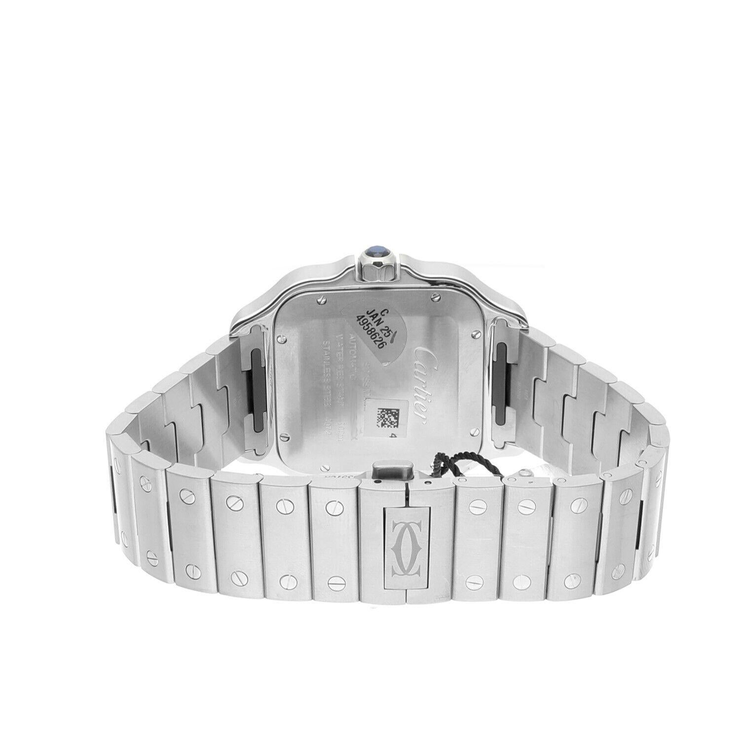 Cartier Santos De Cartier WSSA0030 Large with Blue Dial Complete 2023 ...