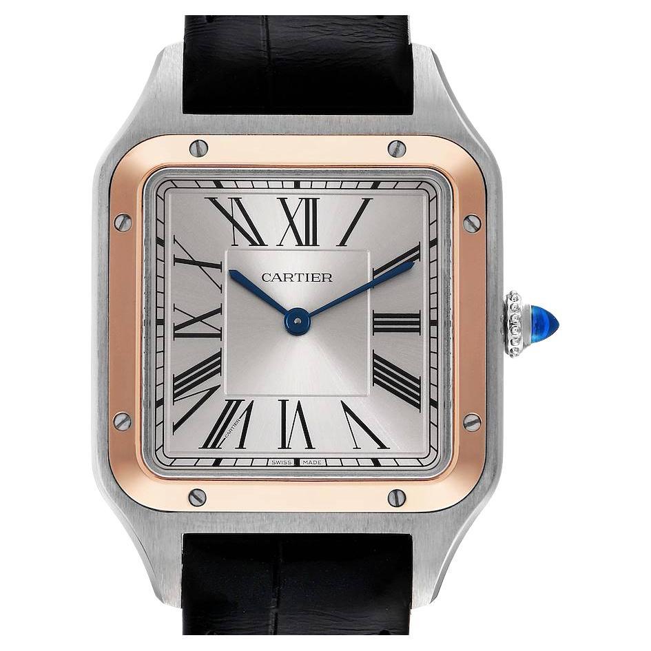 Cartier Watch, Santos Dumont Collection with Diamonds at 1stDibs ...