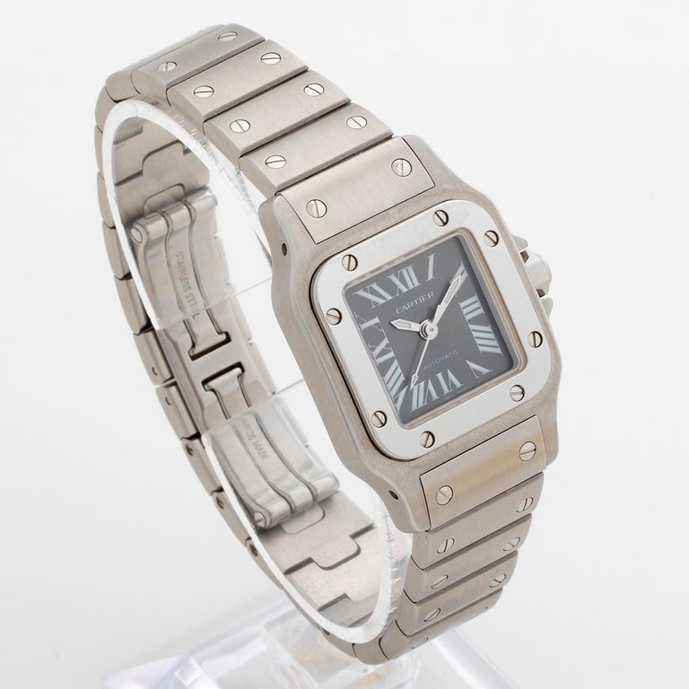 Cartier Santos Galbee Ref 2423, Outstanding Condition, Box and Papers ...