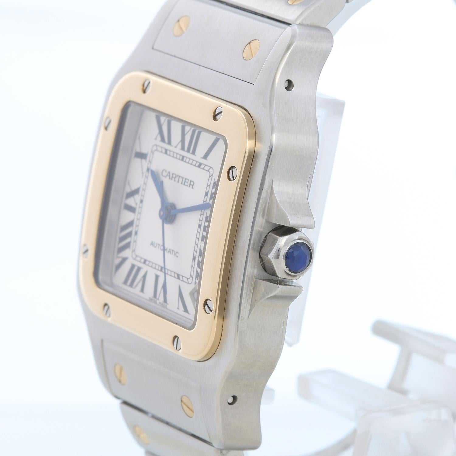 Cartier Santos Galbee XL Steel and Yellow Gold Automatic Men's Watch ...