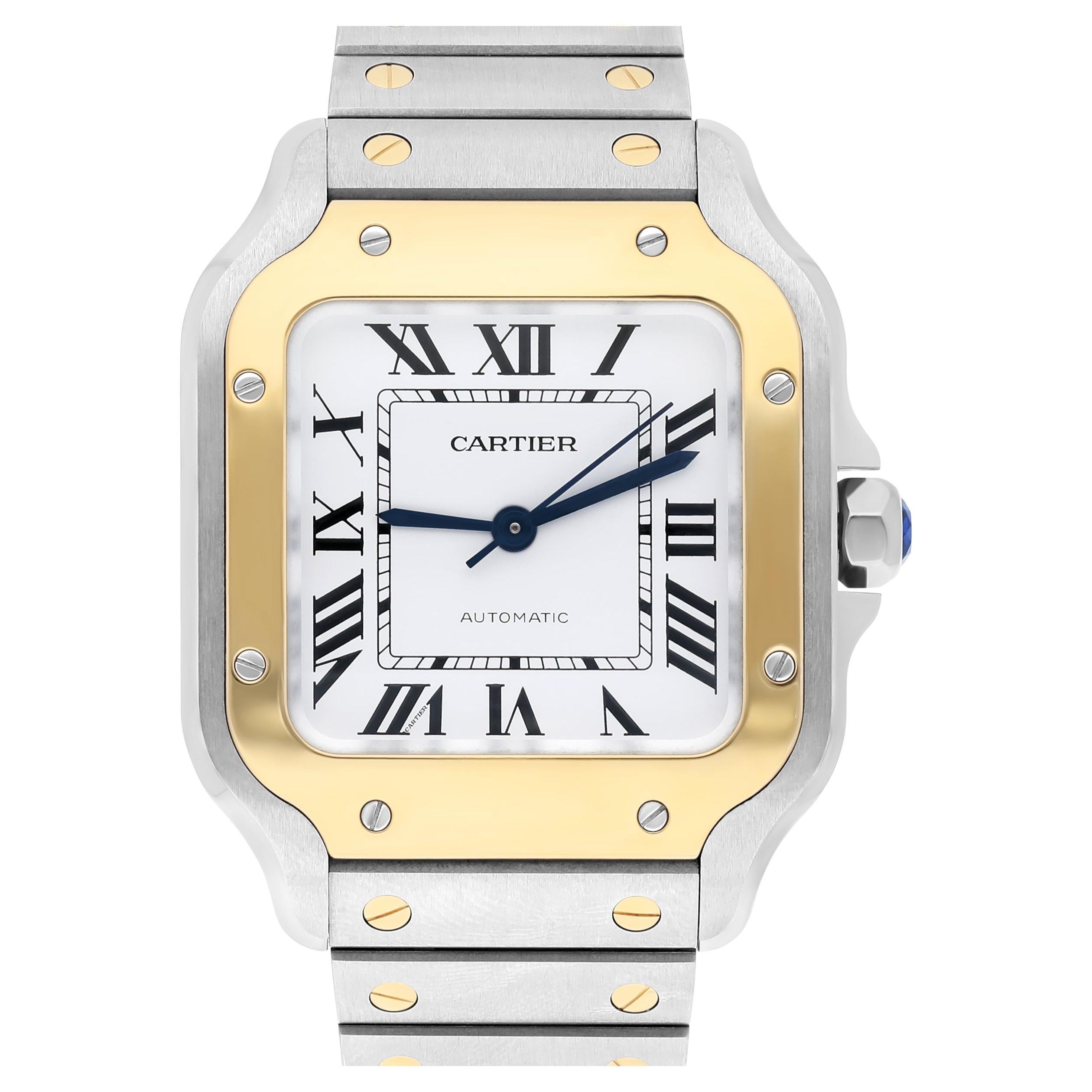 Cartier Santos Two-Tone Automatic Ladies Watch at 1stDibs | cartier ...