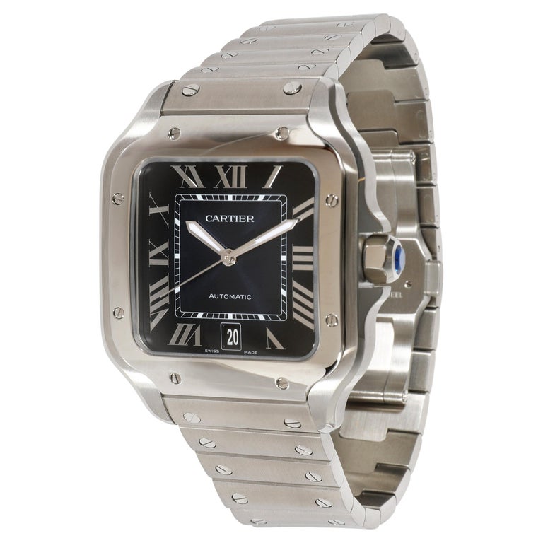 Cartier Santos WSSA0030 Men's Watch in Stainless Steel For Sale at 1stDibs