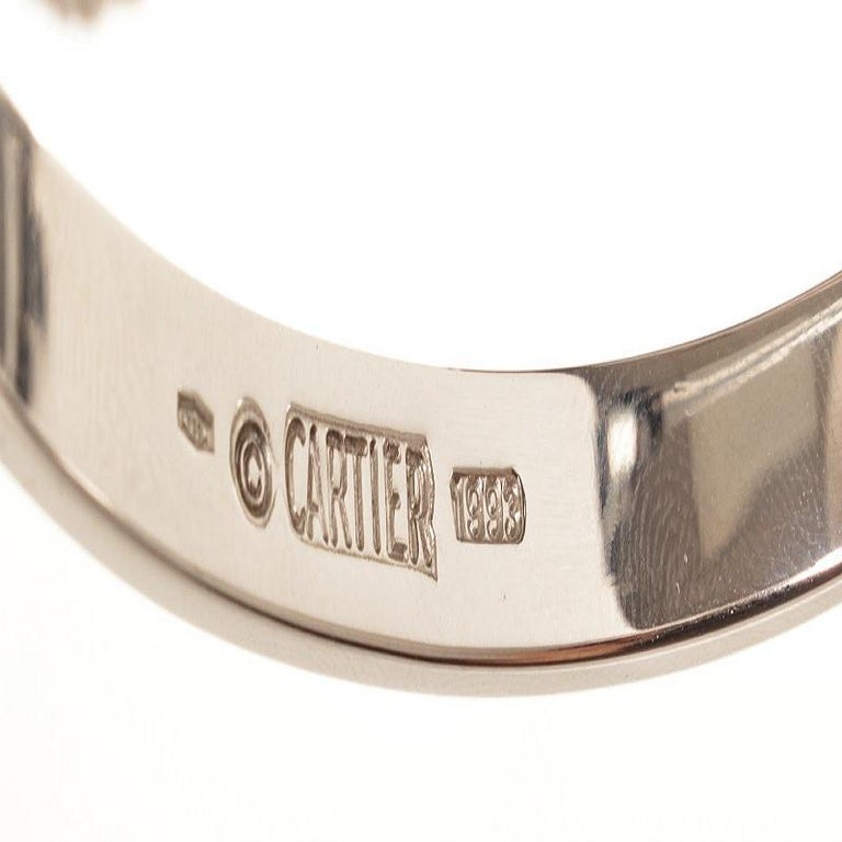 Cartier Silver Love 16 Bracelet at 1stDibs