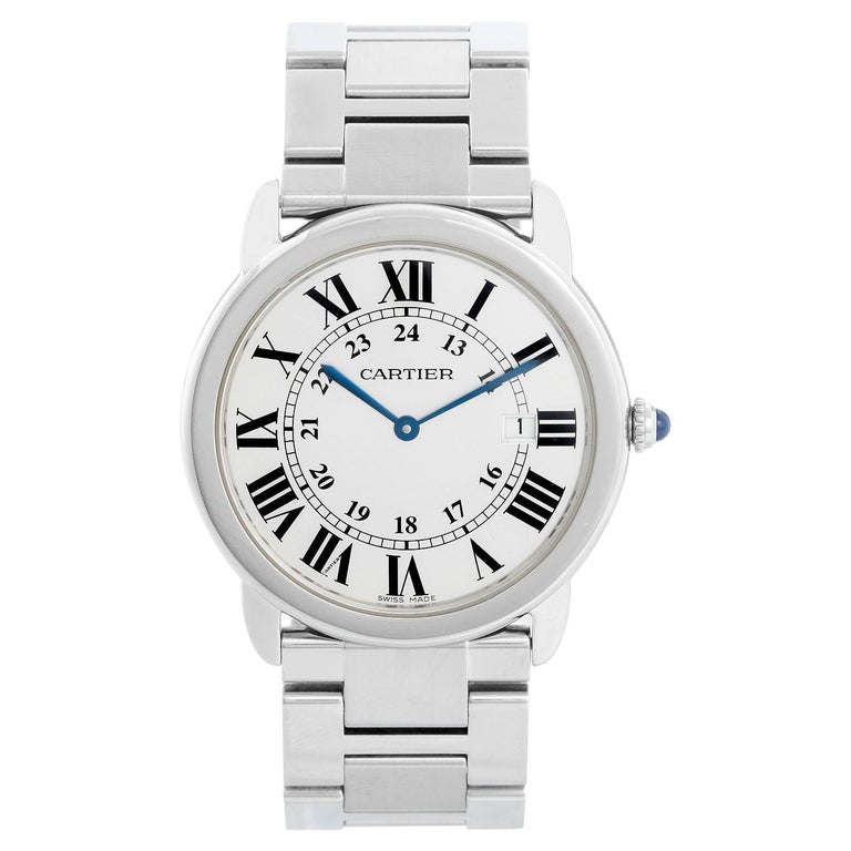 Cartier Solo Ronde 36mm Stainless Steel Quartz Watch W6701005 2934 at ...