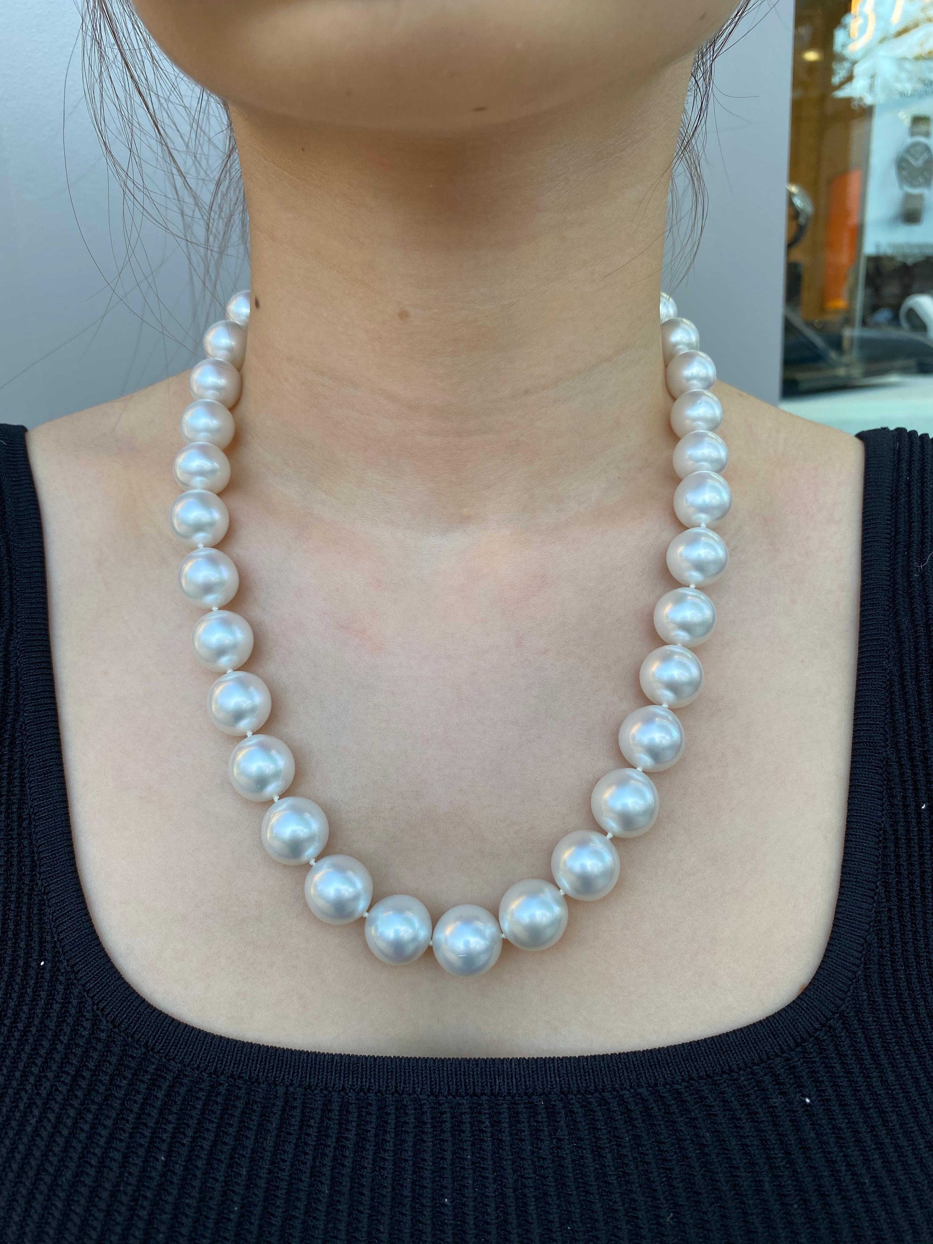 Cartier South Sea Cultured Pearl Necklace at 1stDibs | vintage cartier ...