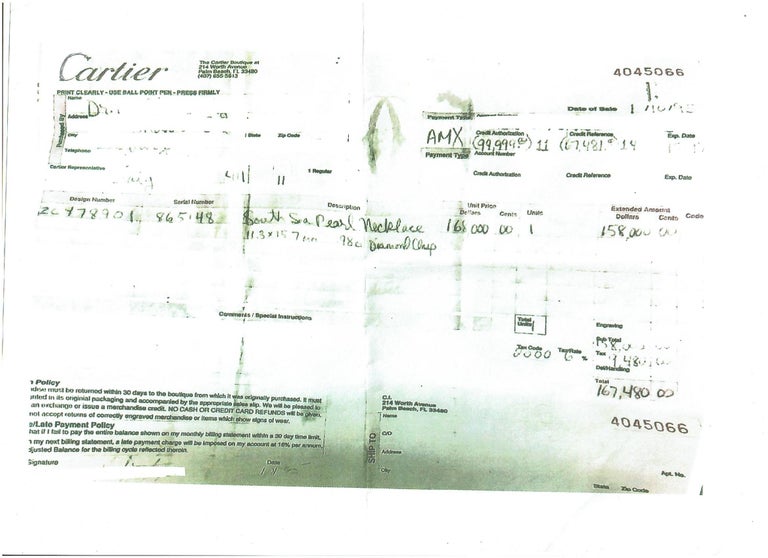 Cartier South Sea Cultured Pearl Necklace with Diamond Clasp+ Original ...