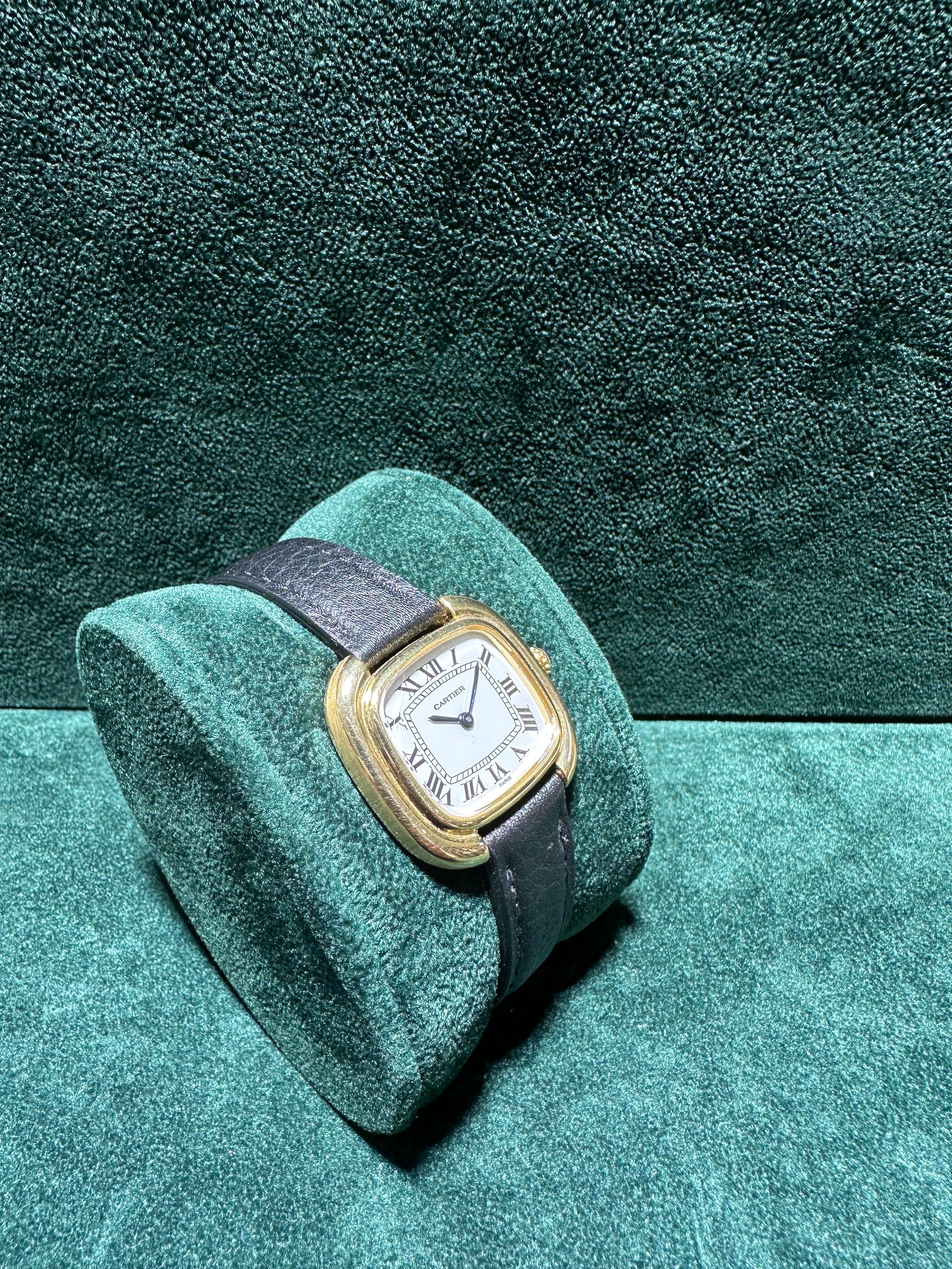Cartier Square PM Paris Dial For Sale at 1stDibs