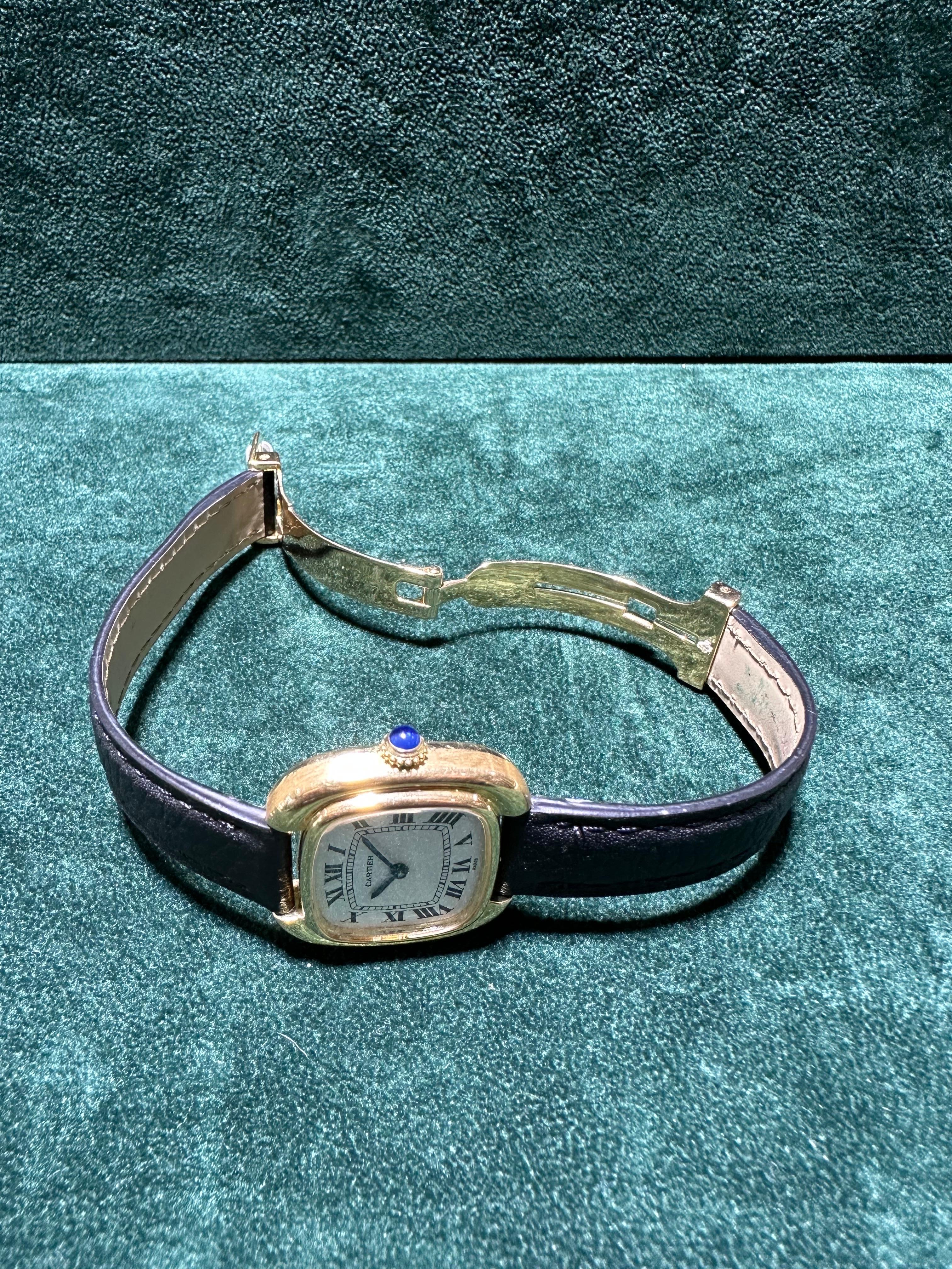 Cartier Square PM Paris Dial For Sale at 1stDibs