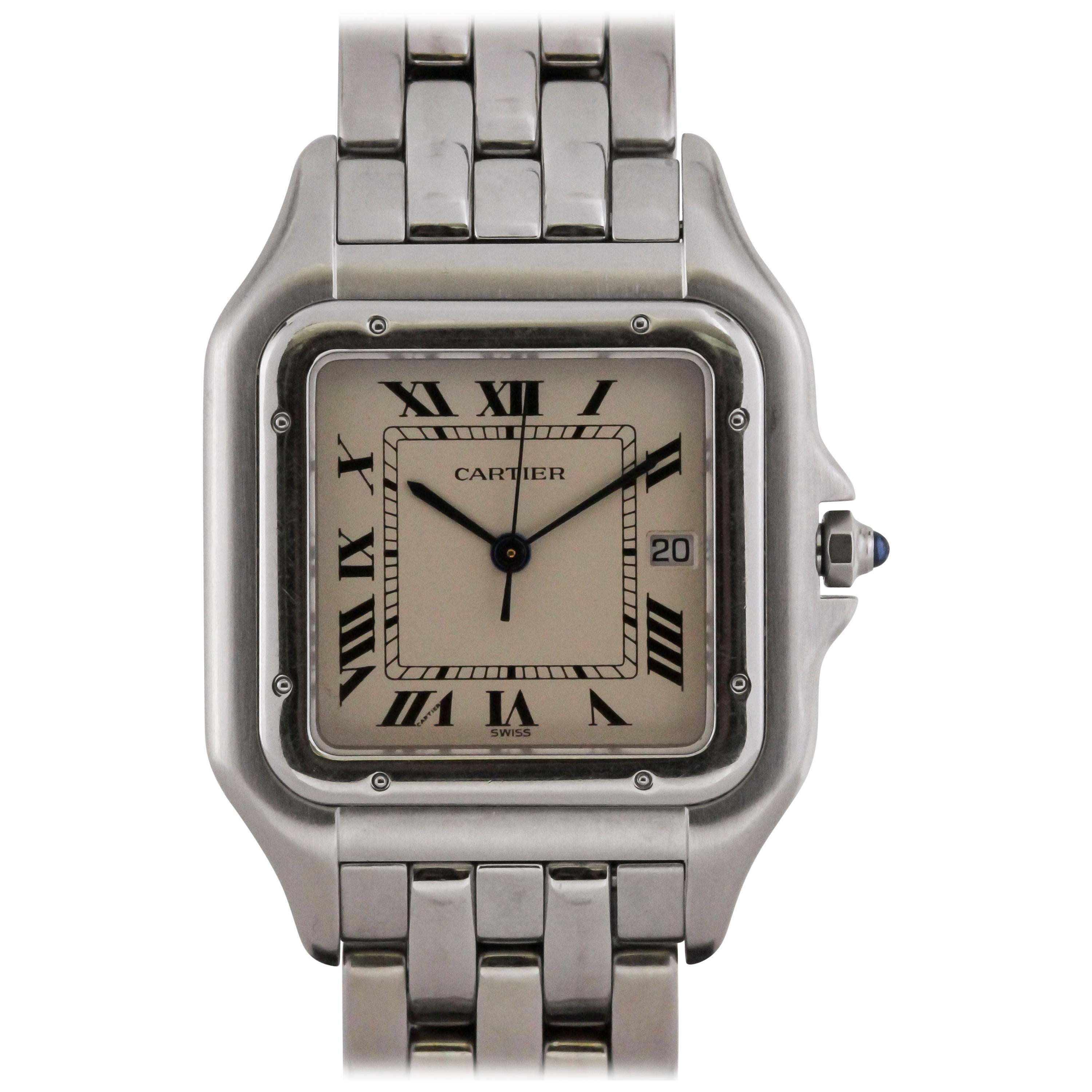 Cartier Stainless Steel Roadster Automatic Wristwatch Ref 2510 at ...