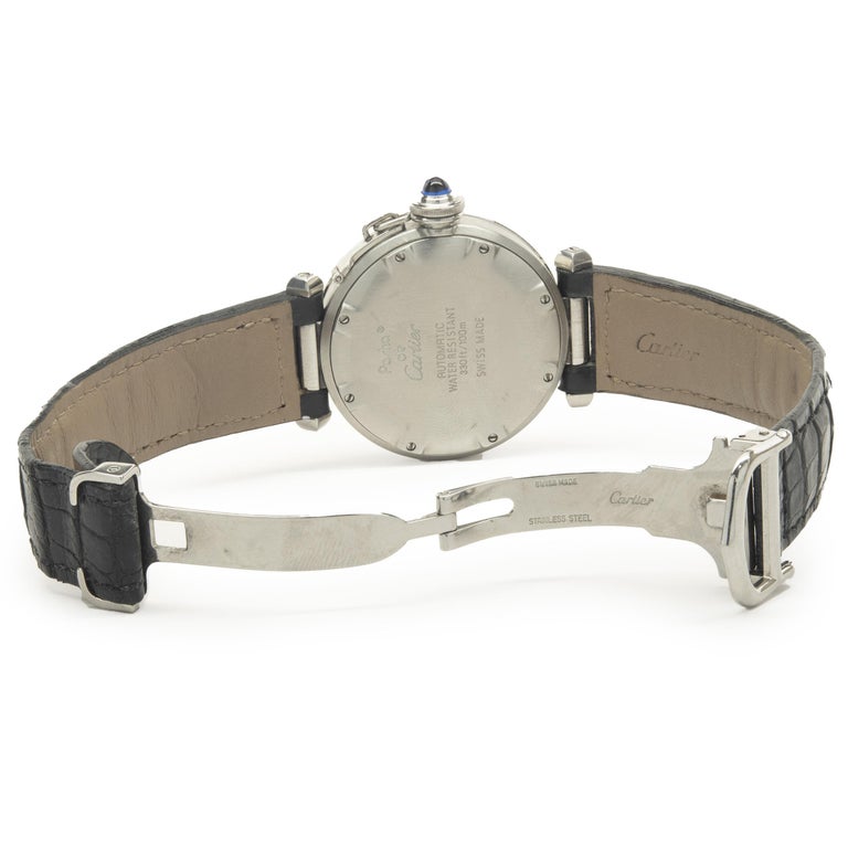 Cartier Stainless Steel Pasha at 1stDibs