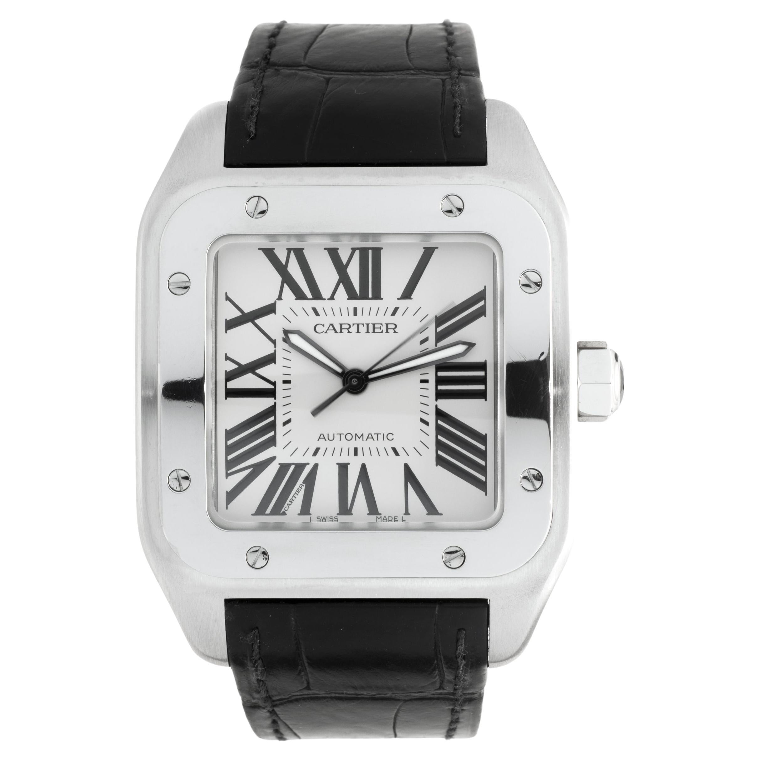 Cartier Santos 100 Stainless Steel 2878 at 1stDibs | cartier 2878 ...