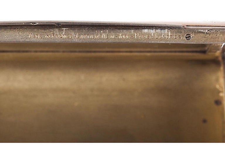 Cartier Sterling and 14 Karat Rose Gold Art Deco Compact For Sale at ...