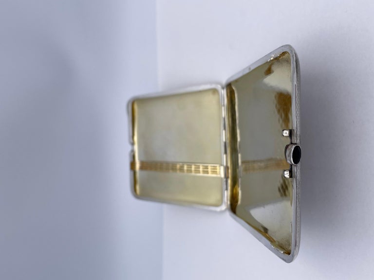 Cartier Sterling and Gold Case at 1stDibs | cartier art deco jewelry