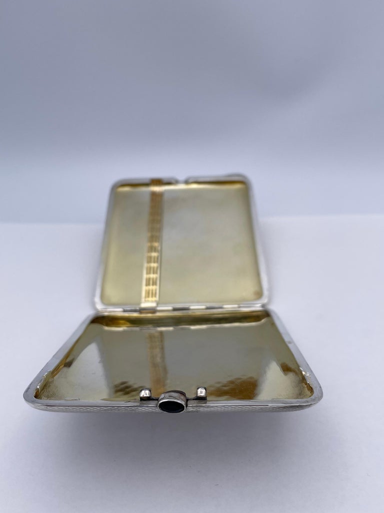 Cartier Sterling and Gold Case at 1stDibs | cartier art deco jewelry