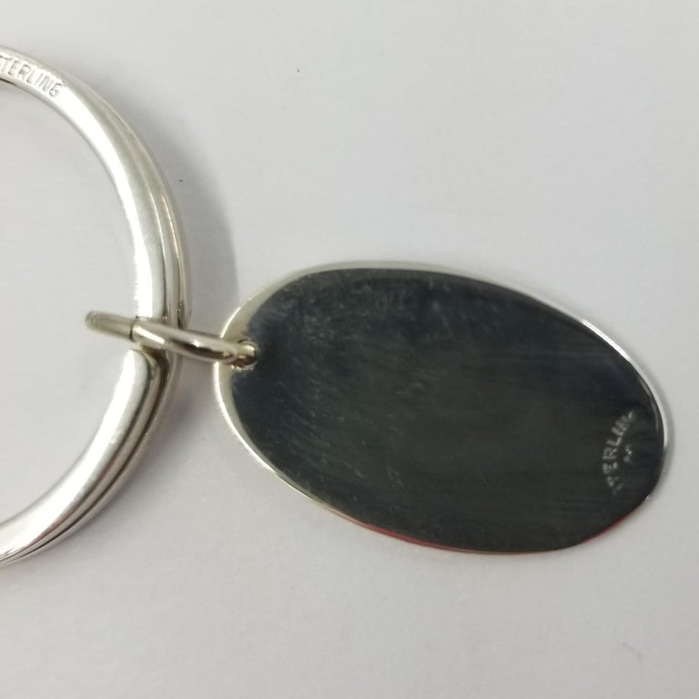 Cartier Sterling Silver Engravable Key Ring at 1stDibs | sterling ...