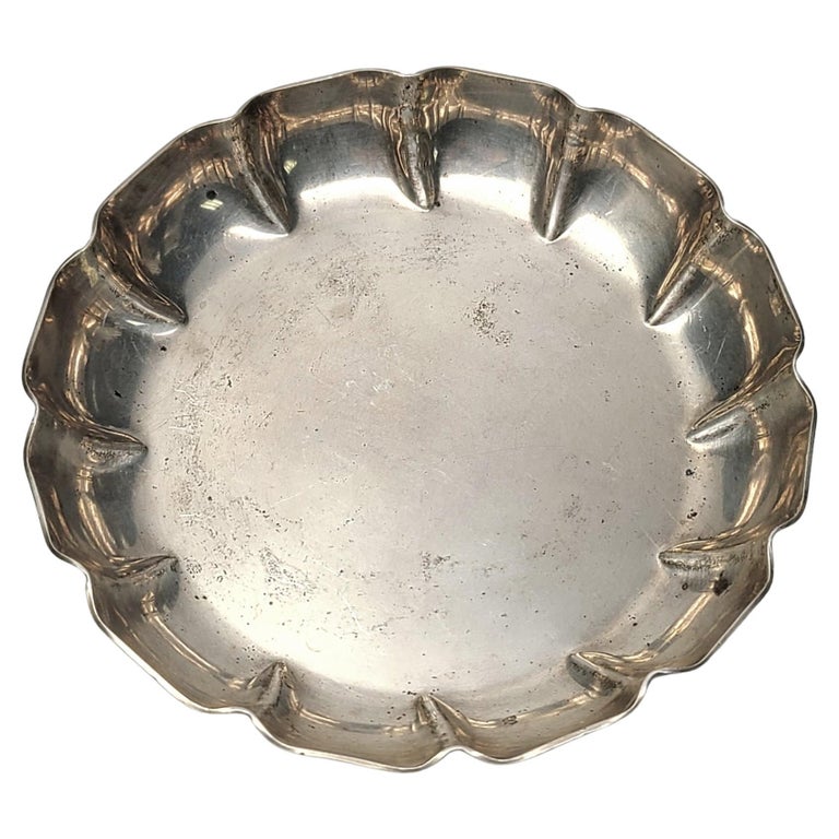 Cartier Sterling Silver Small Dish 615 For Sale at 1stDibs