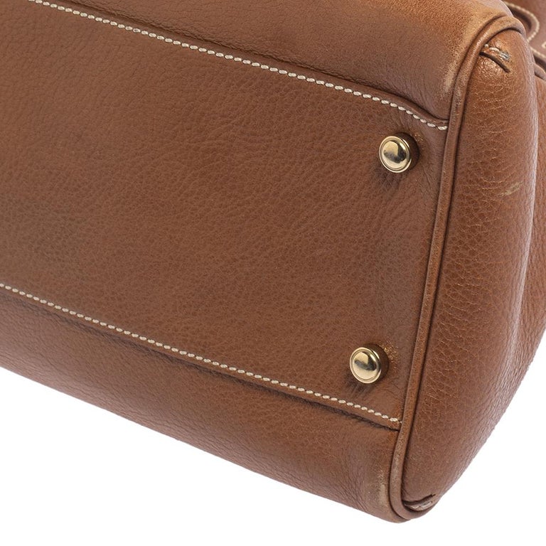 Cartier Tan Leather Medium Marcello de Cartier Bag at 1stDibs