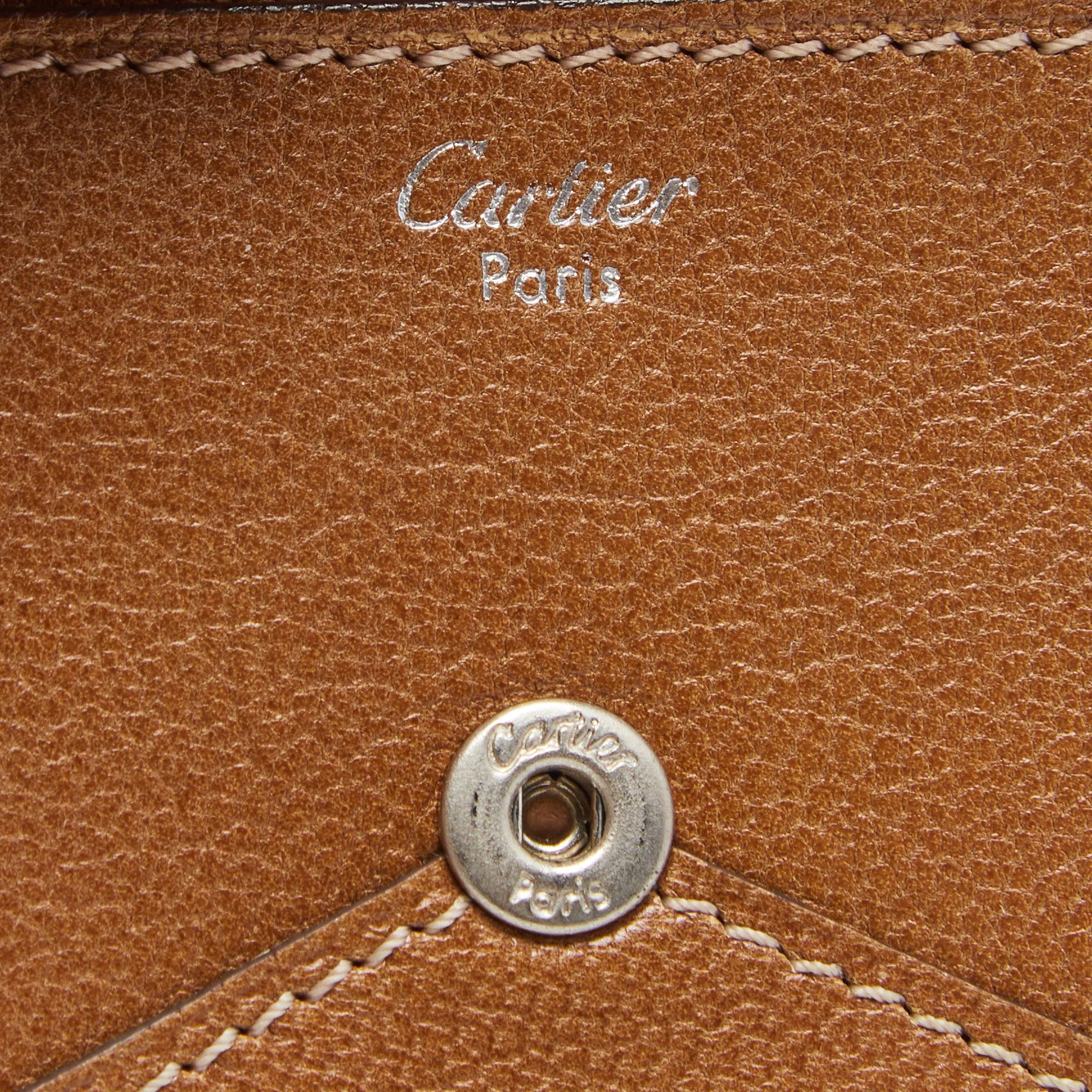 Cartier Tan Leather Must de Cartier Card Case at 1stDibs | cartier card ...
