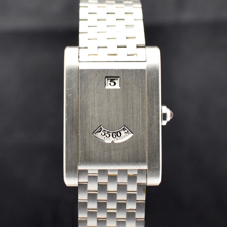 Cartier Tank à Guichets 150th Anniversary CPCP Platinum Jump Hour ...