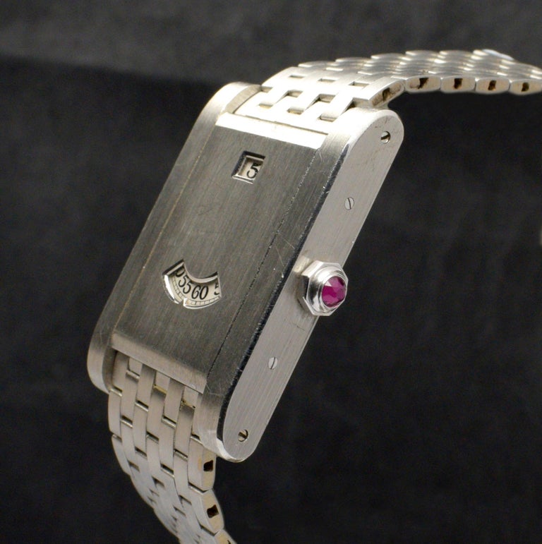 Cartier Tank à Guichets 150th Anniversary CPCP Platinum Jump Hour ...