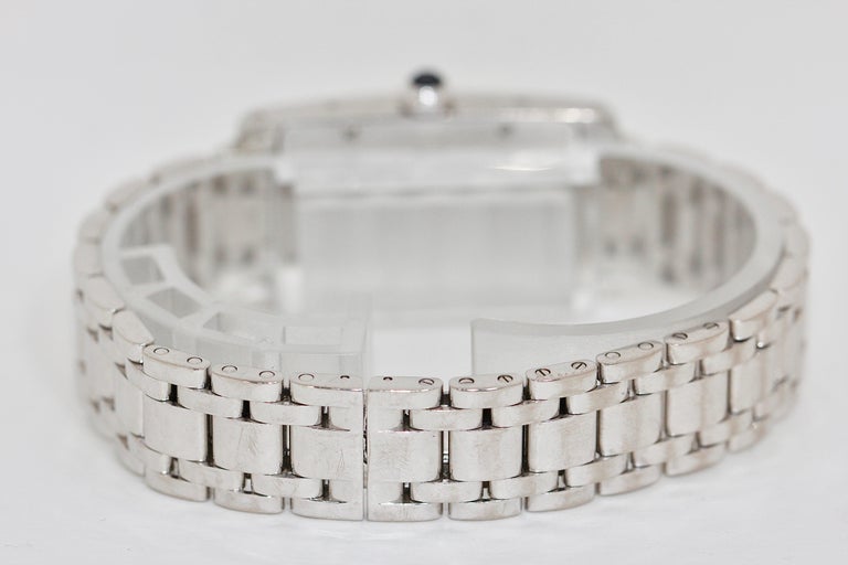 Cartier Tank Américaine 1713 Lady 18 Karat White Gold, Quarz at 1stDibs ...
