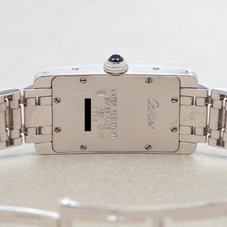 Cartier Tank Americaine 1713 Men White Gold 0 Watch at 1stDibs ...